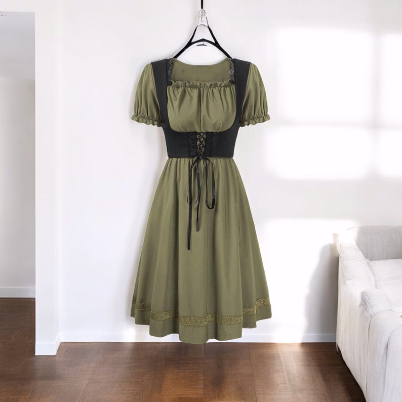 Renaissance Medieval Cosplay Dress, Women Victorian Dress, Ren Faire ...