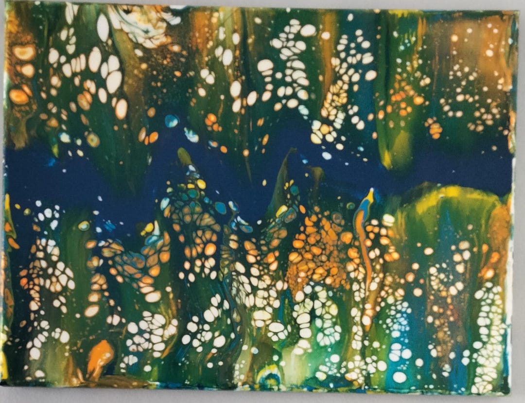 Amazon River Abstract Art Print: Flowing Colors Texture - Etsy