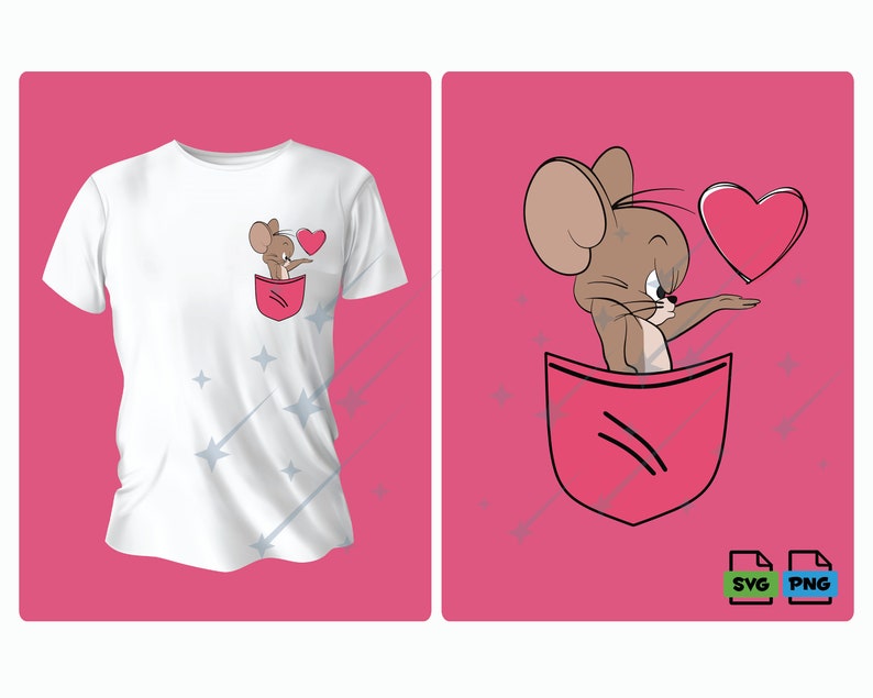 Jerry SVG and PNG Files High Resolution Images Ready to Use for Cricut ...