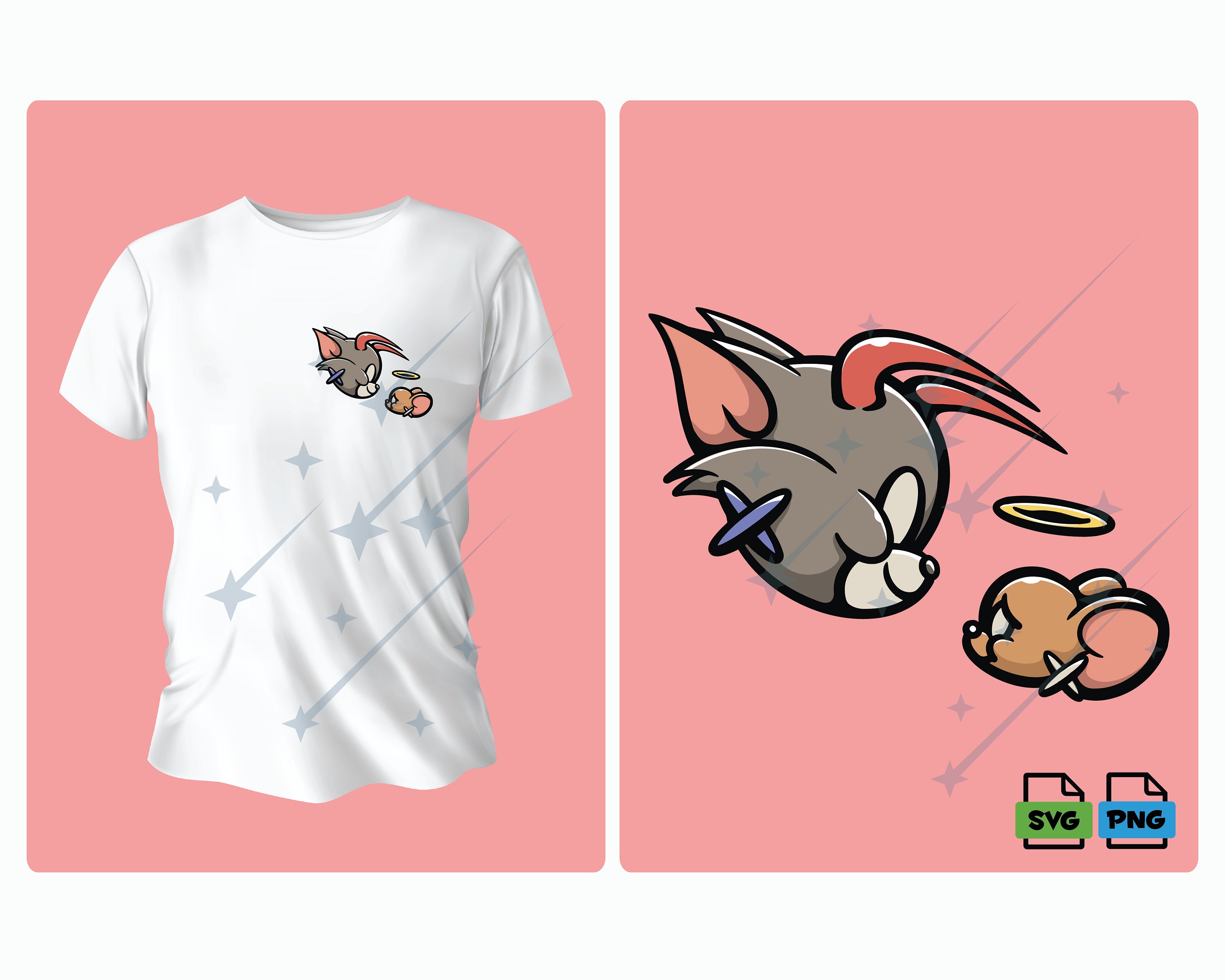 Tom and Jerry Design PNG and SVG Files High Resolution Images - Etsy