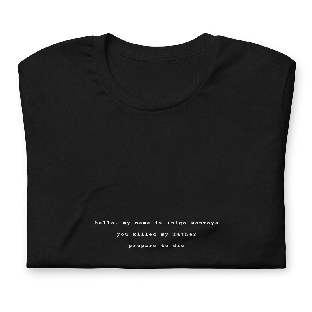 The PRINCESS BRIDE: Inigo Montoya - Etsy