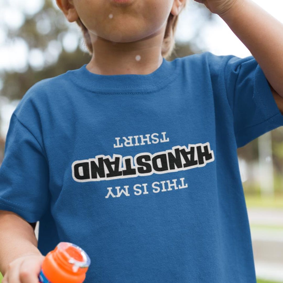 Handstand T-shirt: Gymnastics Gift for Active Kids - Etsy