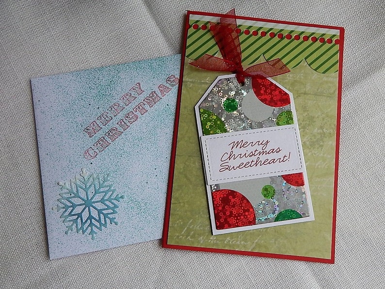 Handmade Christmas Card Sweetheart Husband Complete Card Etsy handmade-christmas-card-sweetheart-husband-complete-card-etsy