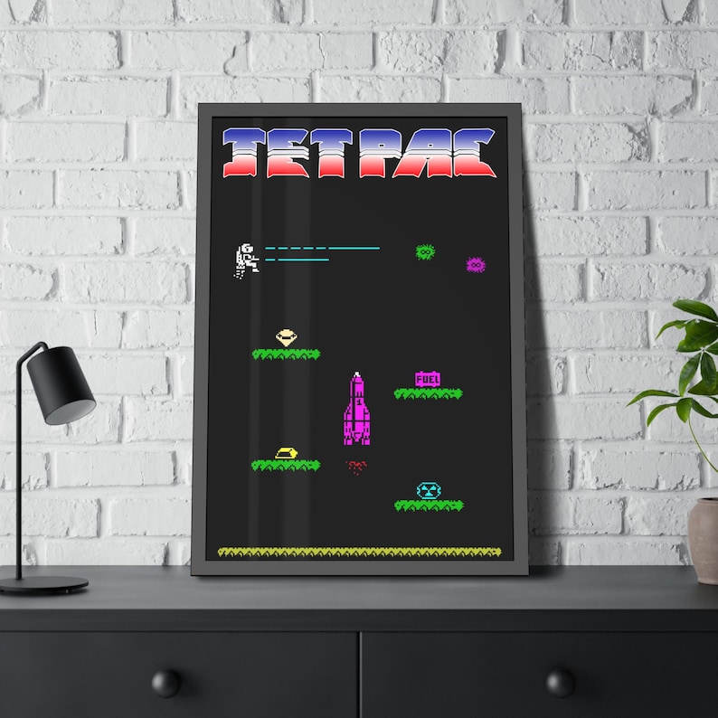 Jet Pac – ZX Spectrum Art Digital Download - Etsy
