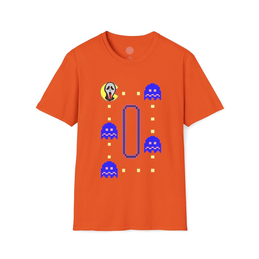 Pac Man Halloween Scream Mask T-shirt - Etsy