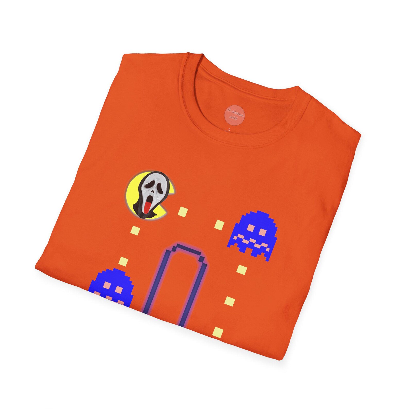 Pac Man Halloween Scream Mask T-shirt - Etsy