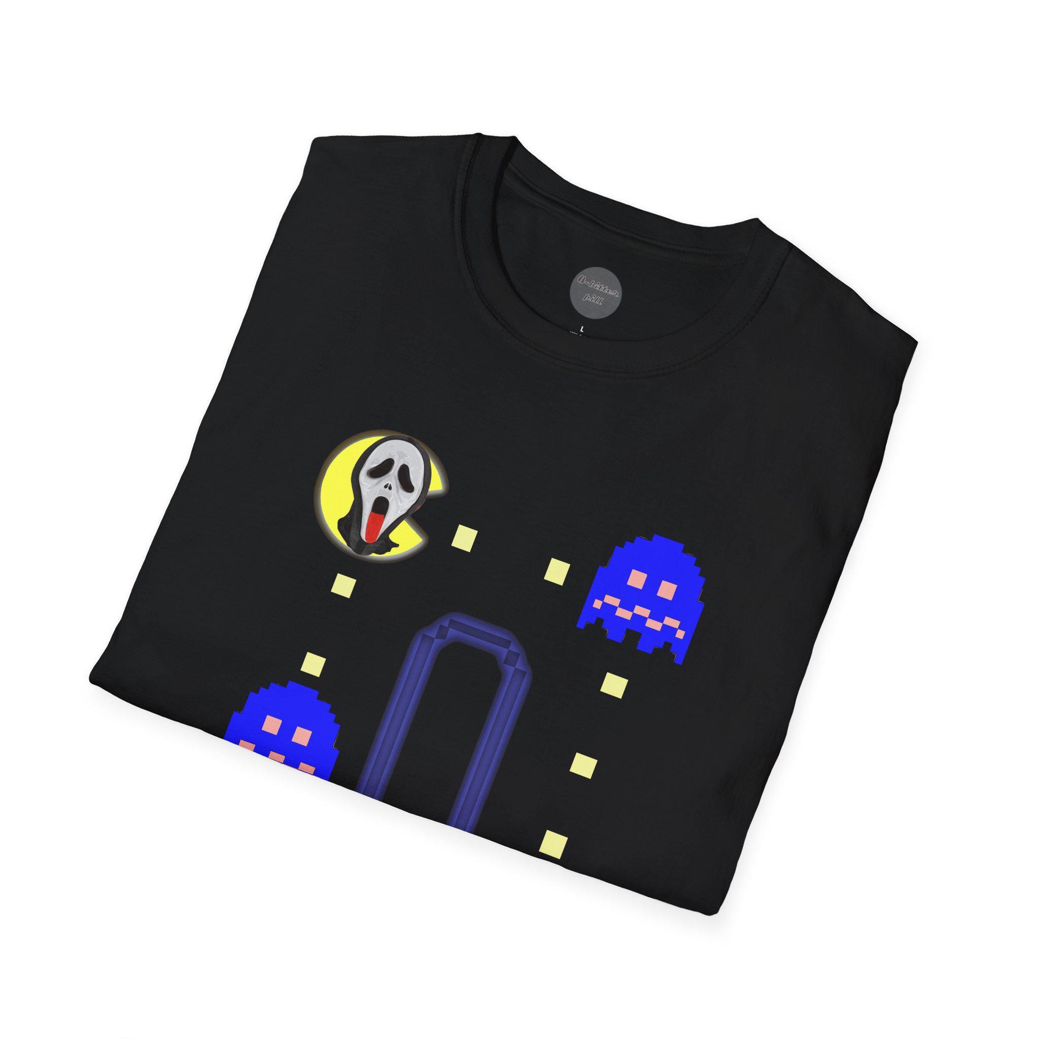 Pac Man Halloween Scream Mask T-shirt - Etsy