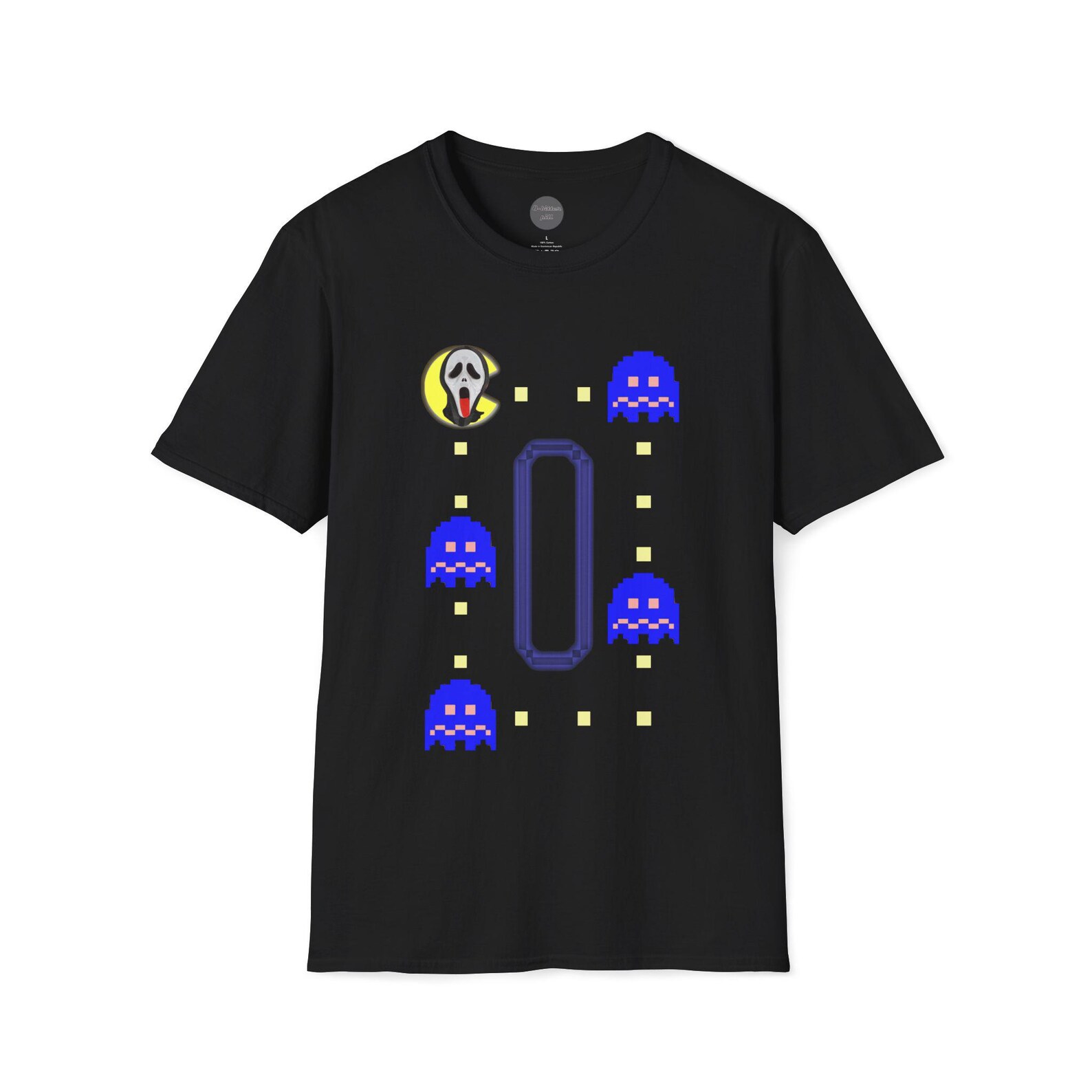 Pac Man Halloween Scream Mask T-shirt - Etsy