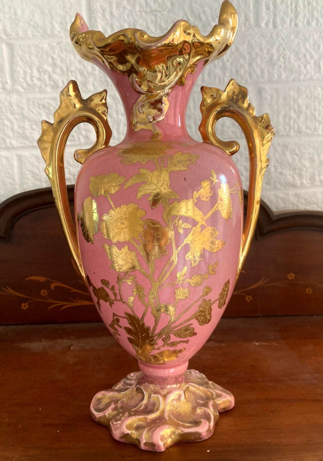 2 Stunning Large Victorian Vases - Etsy