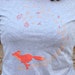 Clearance - Small Womens Graphic Fox Fitted T Shirt - Light Gray ...