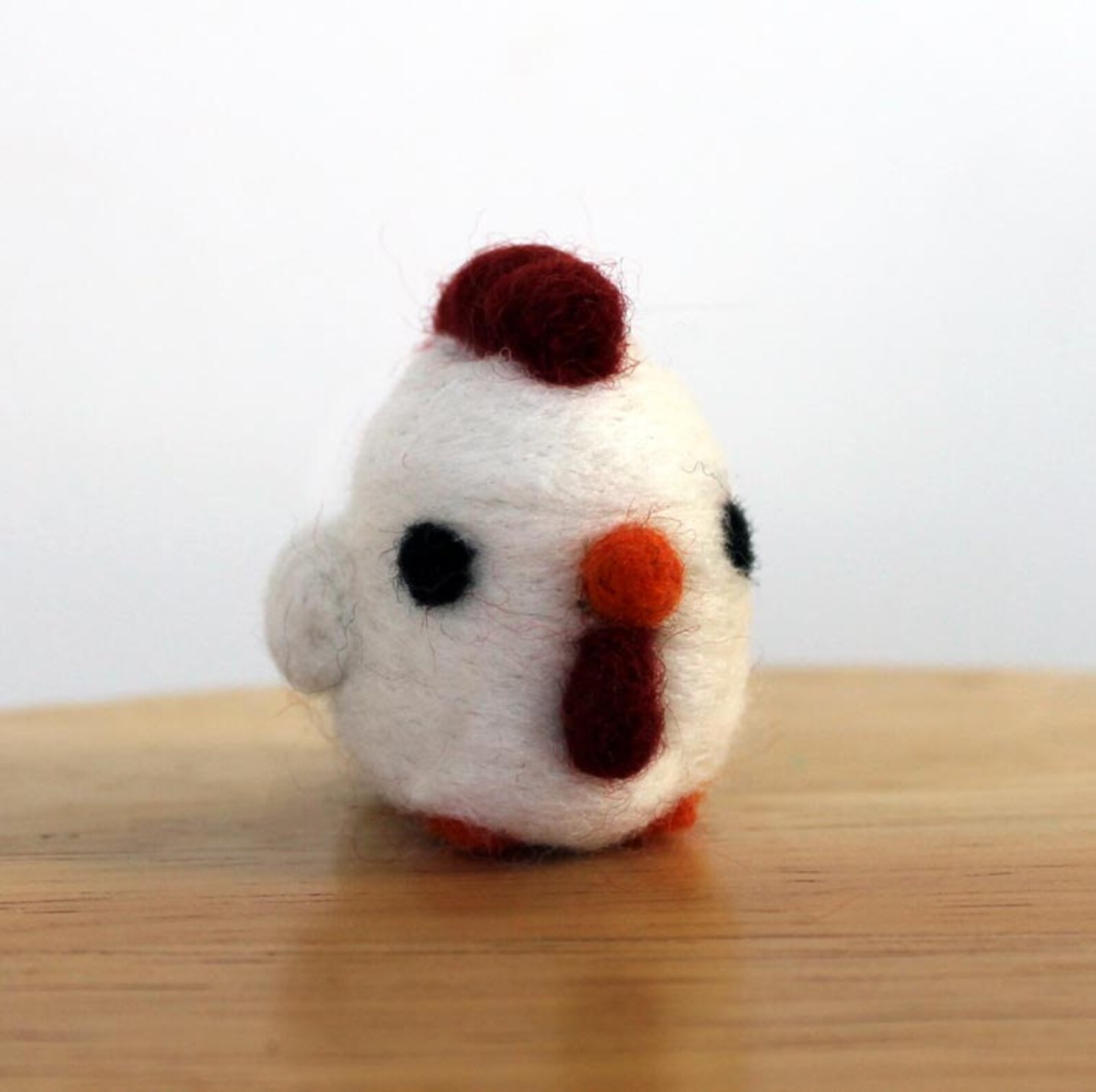 Needle Felted Chicken Hen Figurine Made to Order Cute Felt - Etsy