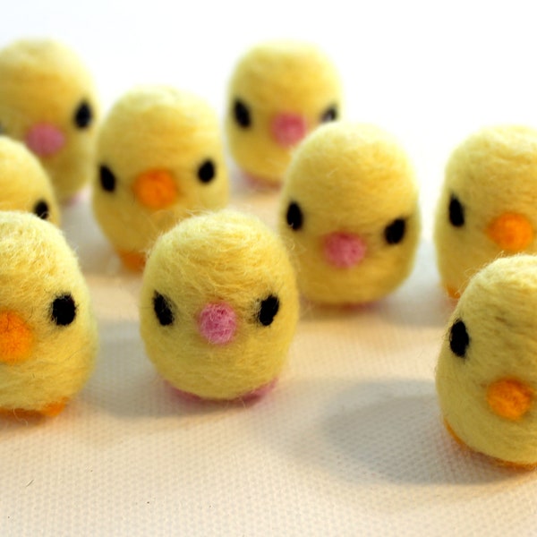 Needle Felted Chick - Etsy