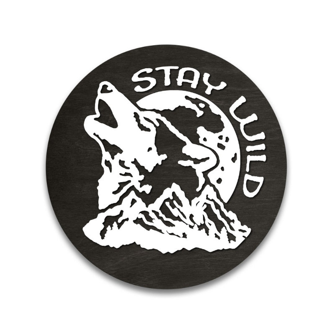 Personalized Wolf Decor, Wolf Wall Art, Wood Art, Wolf Lover Gift ...