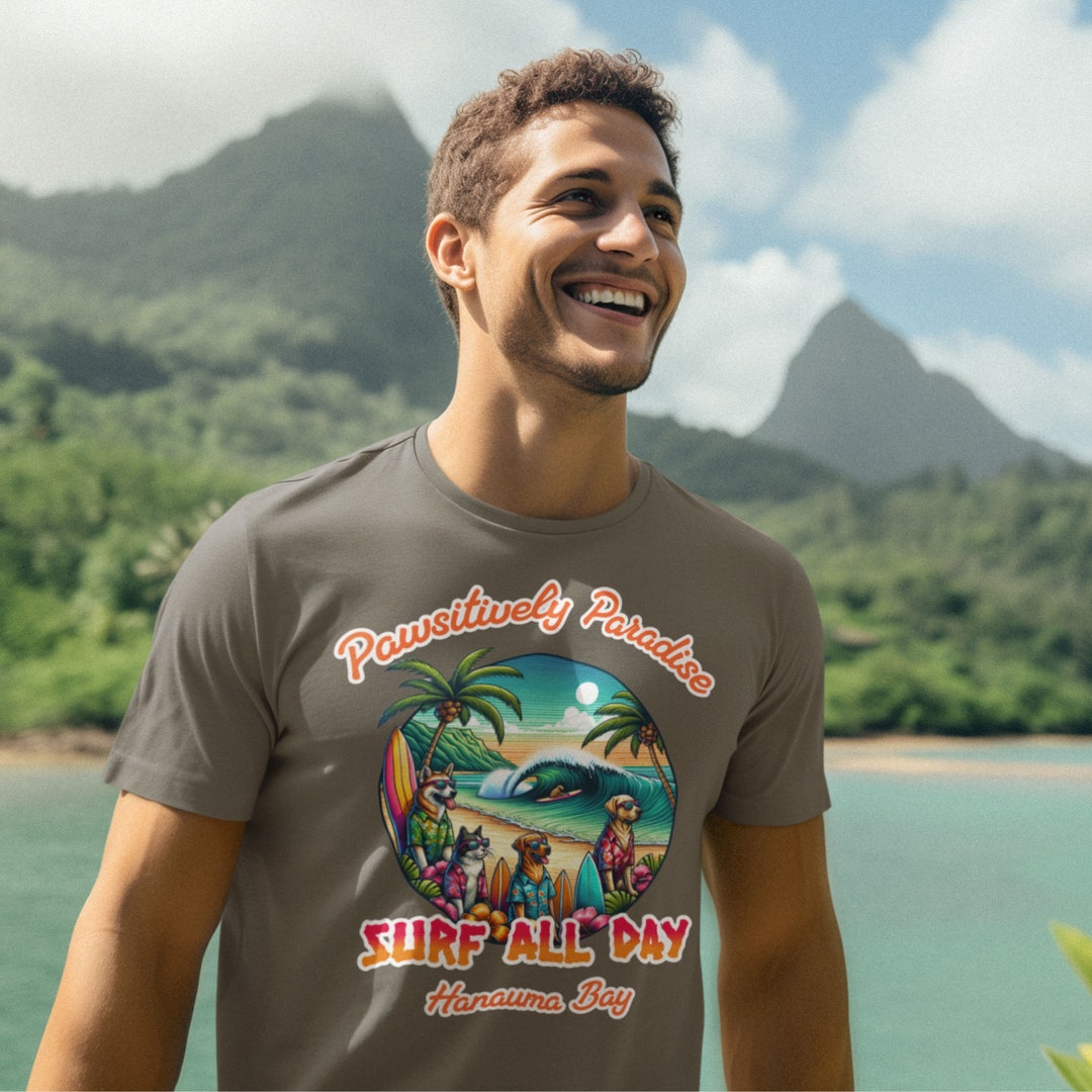 Pawsitively Paradise Hanauma Bay Shirt, Custom Hawaiian Shirt ...