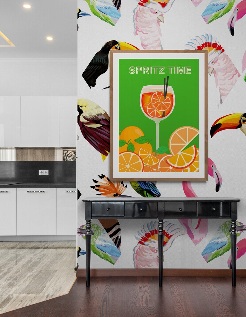Aperol Spritz Poster: Orange Cocktail Print (digital Download) - Etsy
