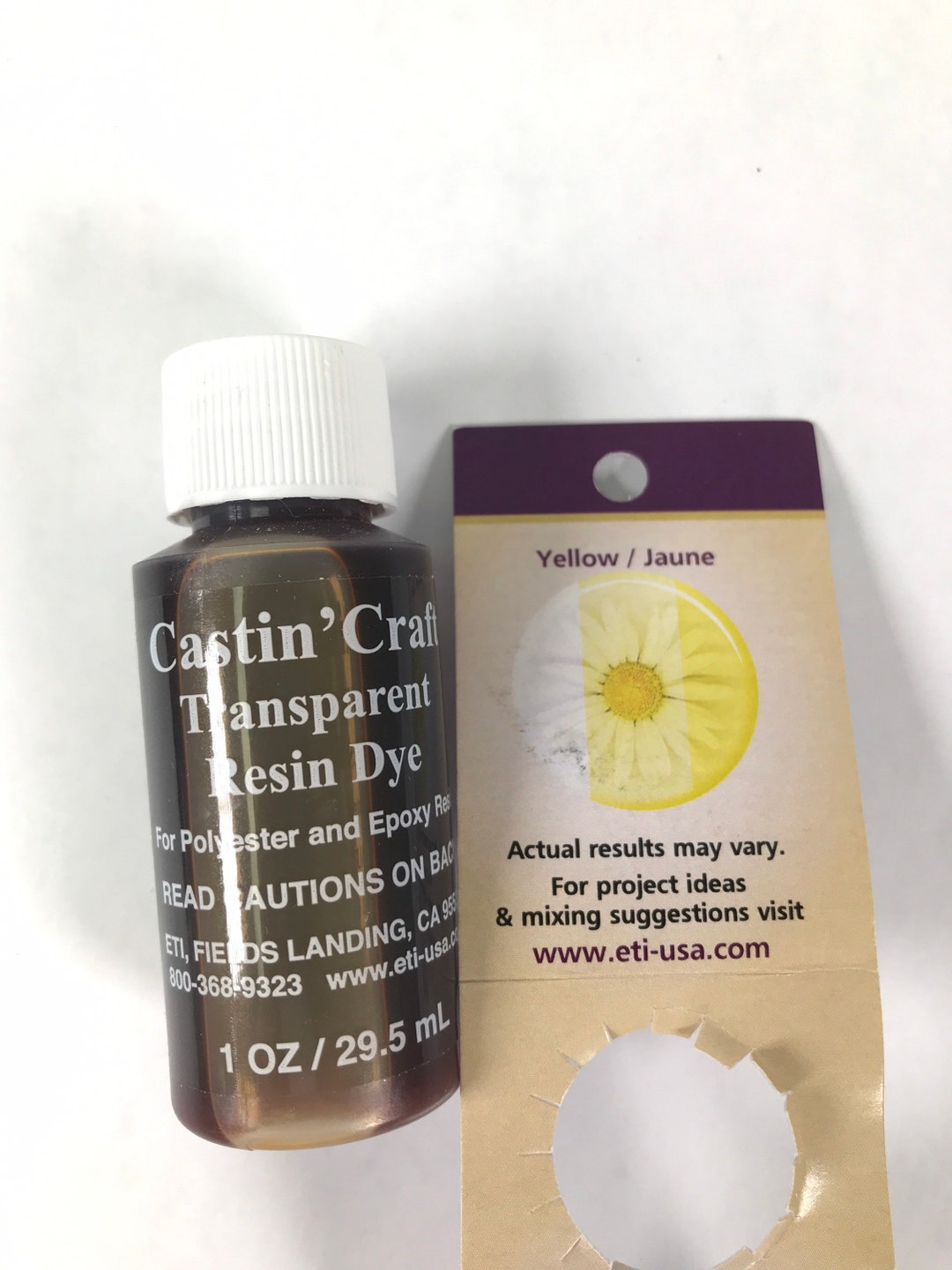 Yellow Transparent 29ml Dye Colorant Resin Epoxy Tint Castin' Craft - Etsy