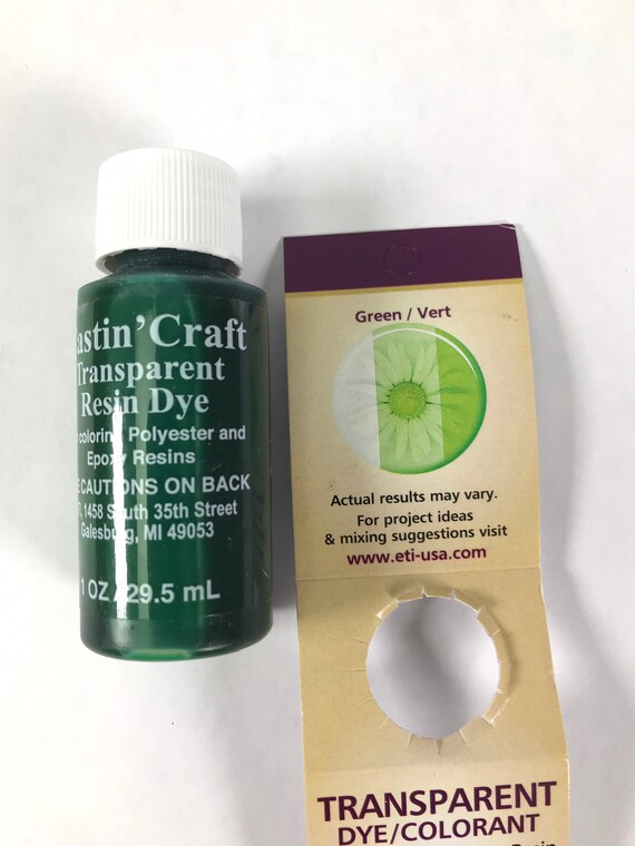 Green Transparent 29ml Dye Colorant Resin Epoxy Tint | Etsy