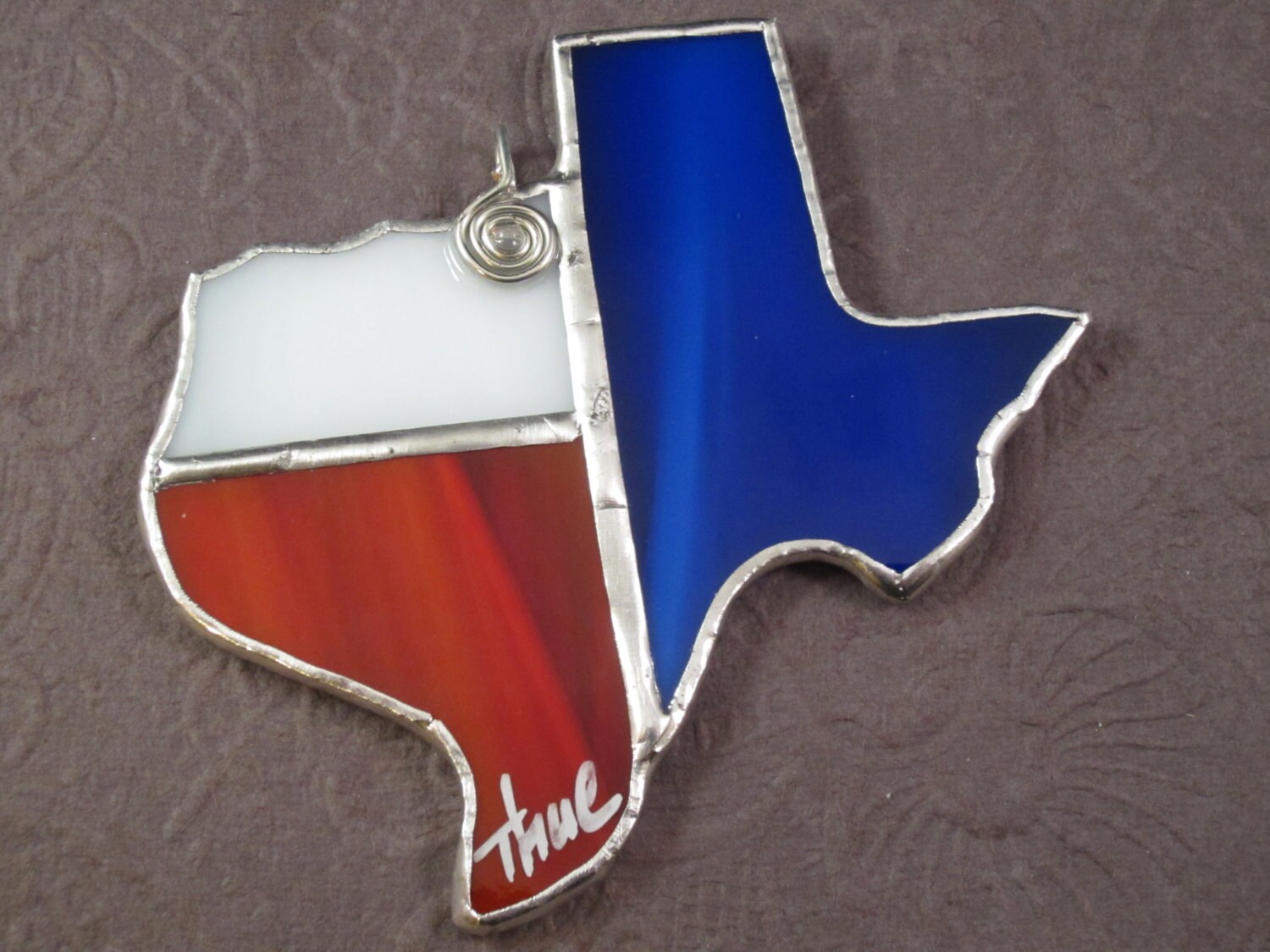 Texas State Stained Glass Ornament or Window Sun Catcher or - Etsy