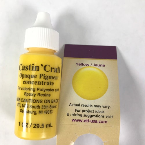 Yellow Transparent 29ml Dye Colorant Resin Epoxy Tint - Etsy