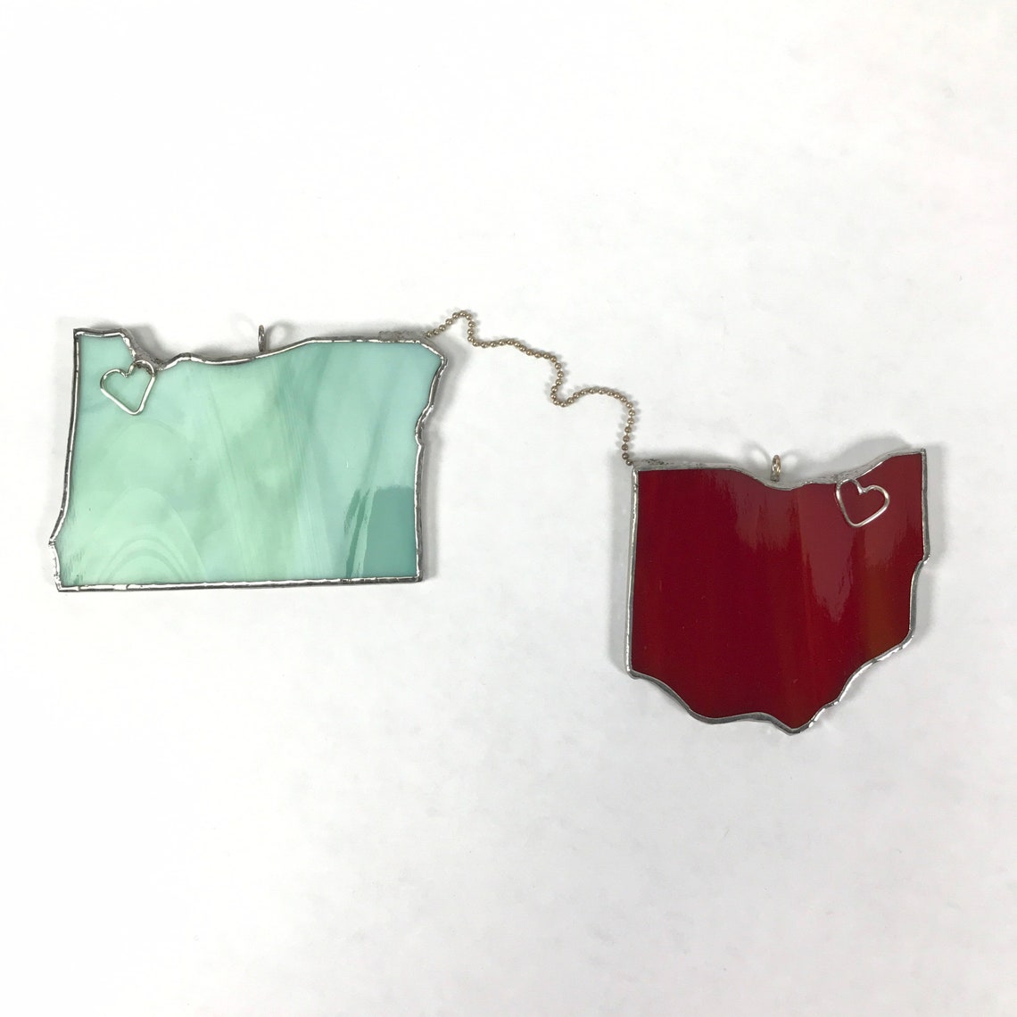 Ohio State Stained Glass Ornament or Window Sun Catcher - Etsy