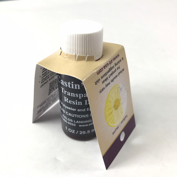Yellow Transparent 29ml Dye Colorant Resin Epoxy Tint | Etsy