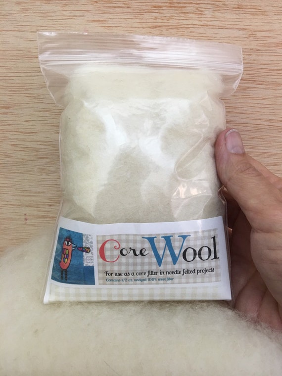 Core Wool for Needle Felting in .5 oz package | Etsy