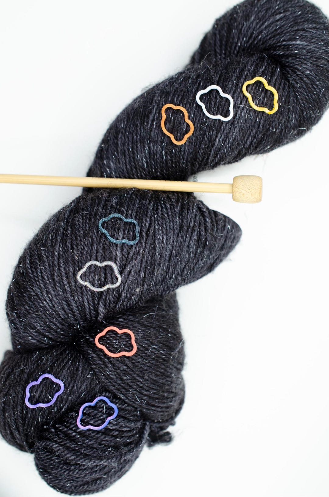 3D Printed Cloud Stitch Markers, Set of 12 - Etsy