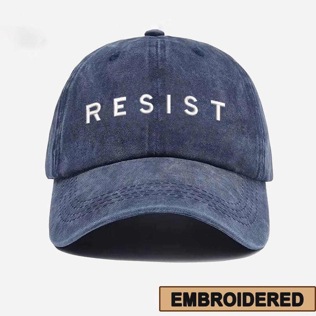 Resist Embroidered Hats, FDT Hat, Political Protest Resist Baseball Cap ...