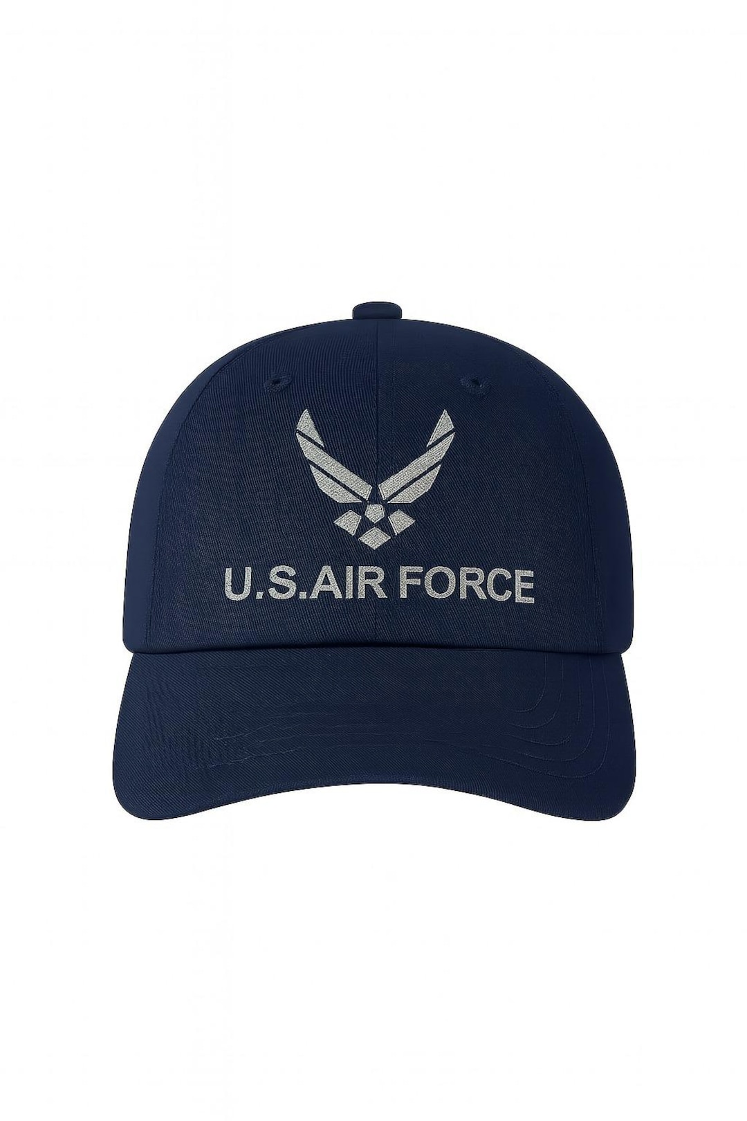 US Air Force Veteran Hat – Washed Black Embroidered Dad Cap, USAF ...