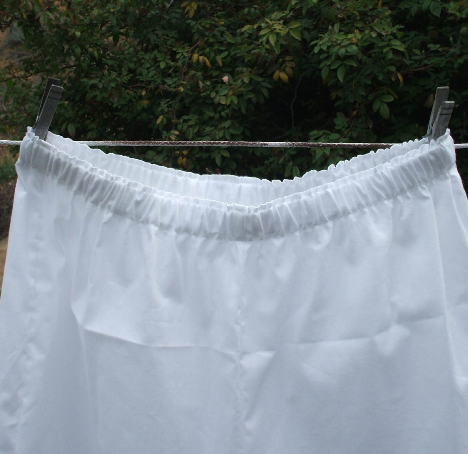 Ready Now Girls Large WHITE Cotton Basic Bloomers - Etsy