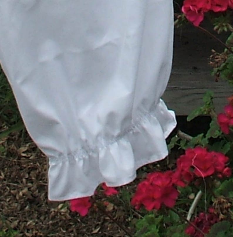 Ready Now Girls Large WHITE Cotton Basic Bloomers - Etsy