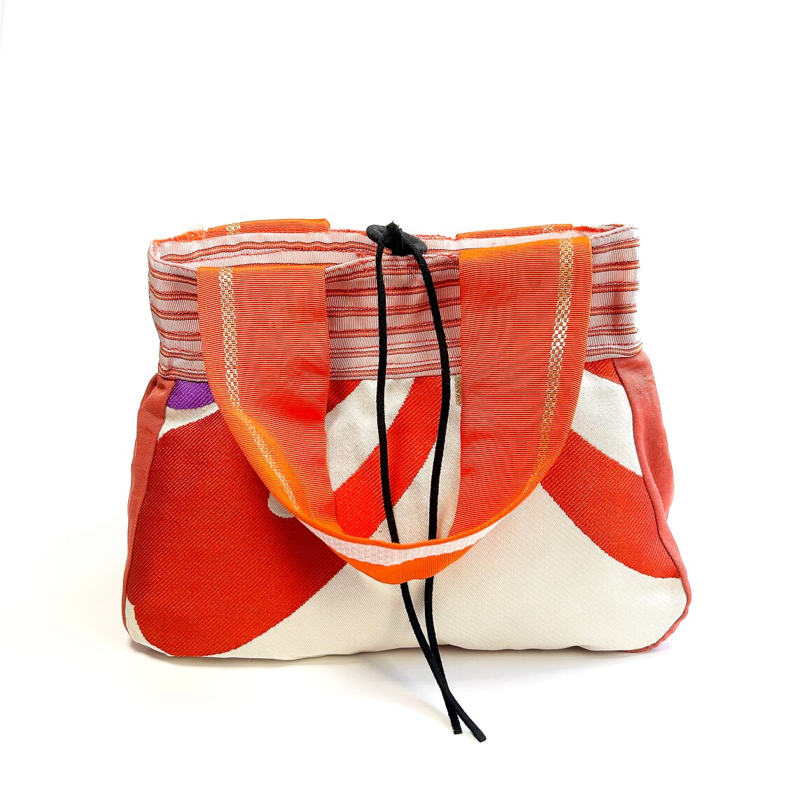 One-of-a-kind Purse, Two Handle Bag, Vintage Japanese Obi Purse, Gift ...