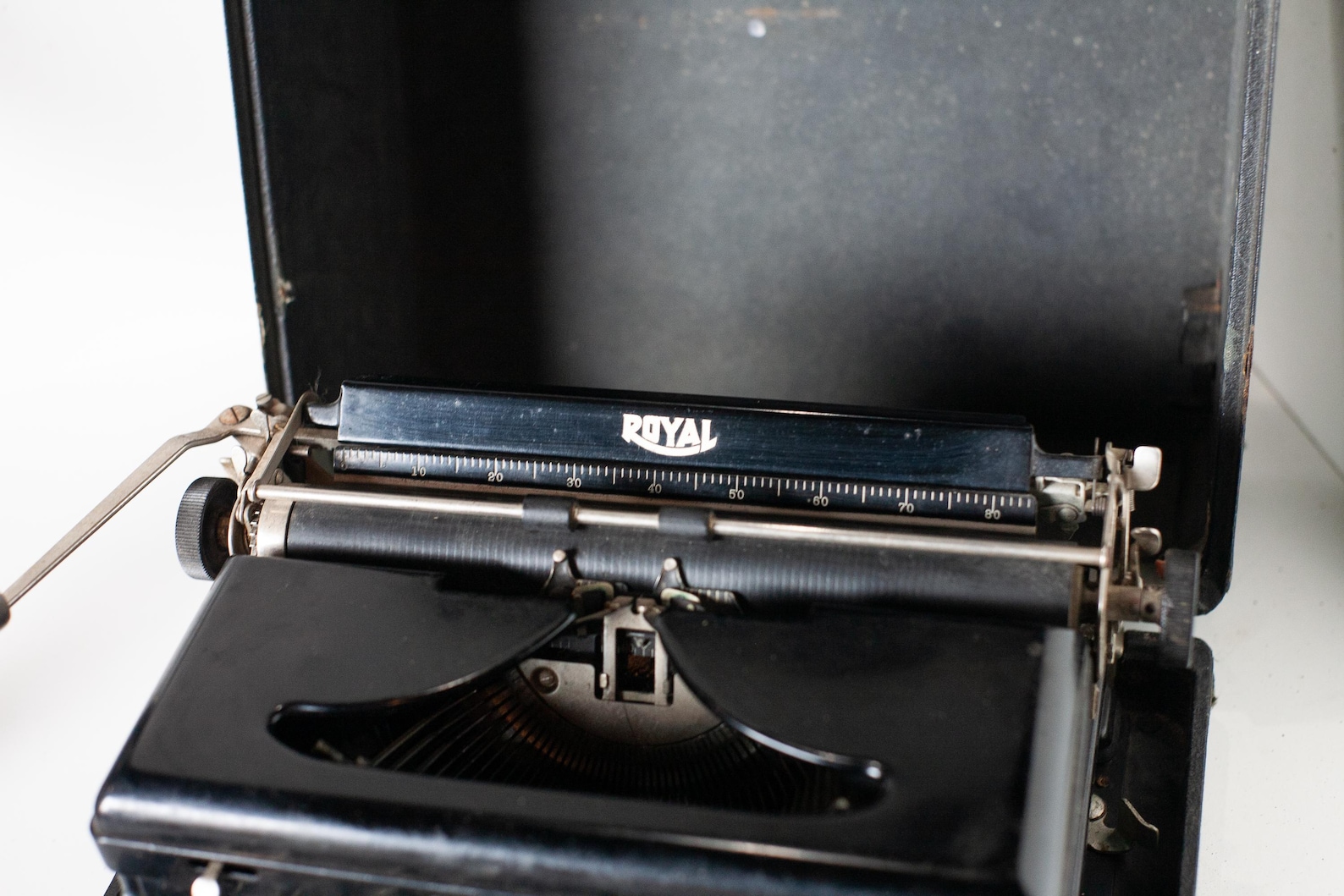 Vintage Royal Model O Typewriter Black With Case - Etsy