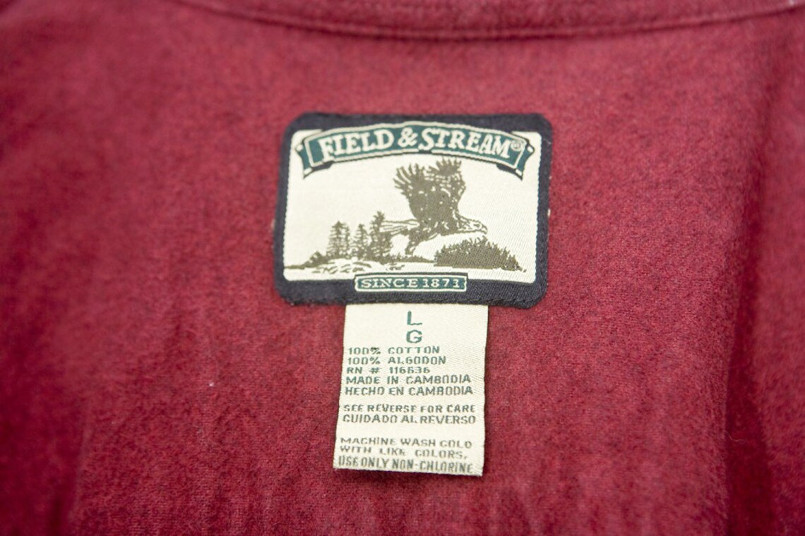 Men's Large Upcycled Flannel Shirt With Screen Printed Grizzly Bear - Etsy