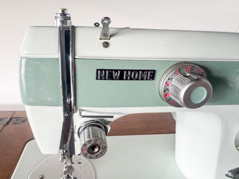 Vintage New Home 701 Sewing Machine With Sewing Table and Foot Pedal - Etsy