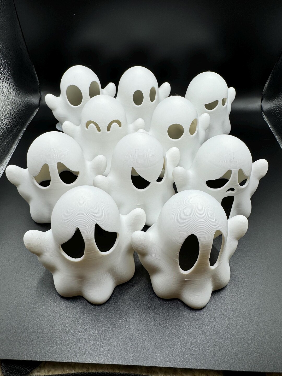 Spooky Ghost Ornament Light up Ghost Halloween Gift Spooky Statue Funny ...