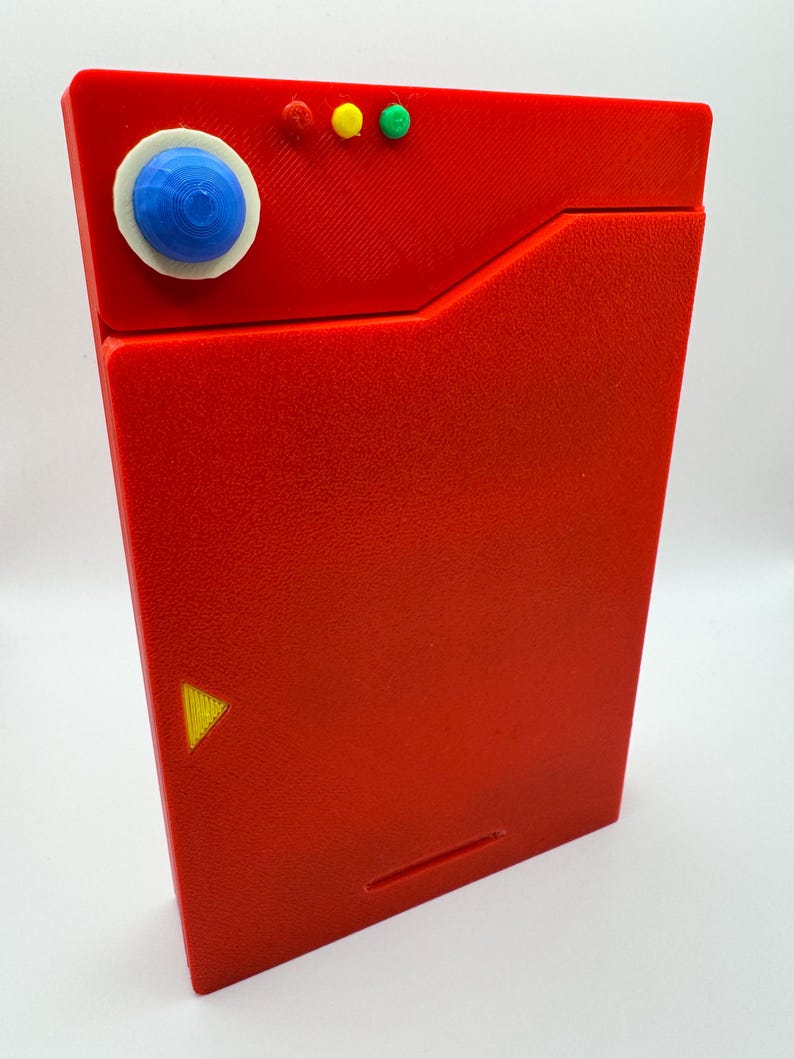 Pokédex Stand 3D Printed, Perfect Display for Custom Pokémon Cards ...