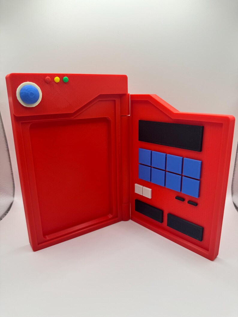 Pokédex Stand 3D Printed, Perfect Display for Custom Pokémon Cards ...