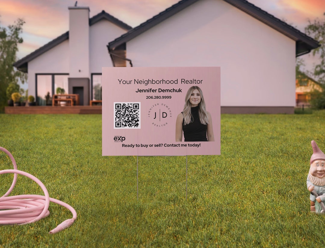 Your Neighborhood Realtor Yard Sign - Etsy