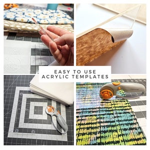 Modular Acrylic Sewing Template Bundle, Acrylic Pattern Set With ...