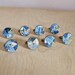 Patchwork Denim and Fabric Ring, Antique Bronze Adjustable Ring Band ...