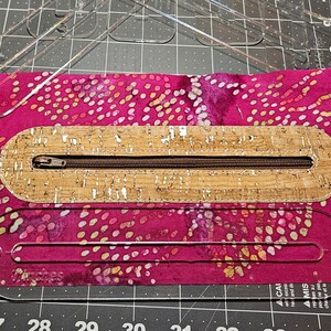 Acrylic Zipper Overlay Template, Bag Zipper Pocket Placement Tool ...
