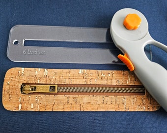 Acrylic Zipper Pocket / Overlay Template - Etsy