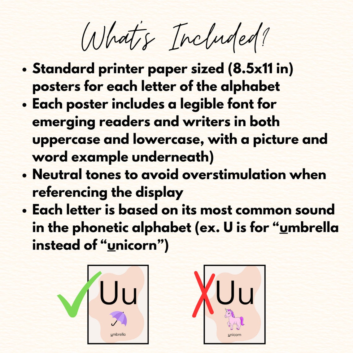 Neutral Phonics-based Classroom Alphabet Display - Etsy