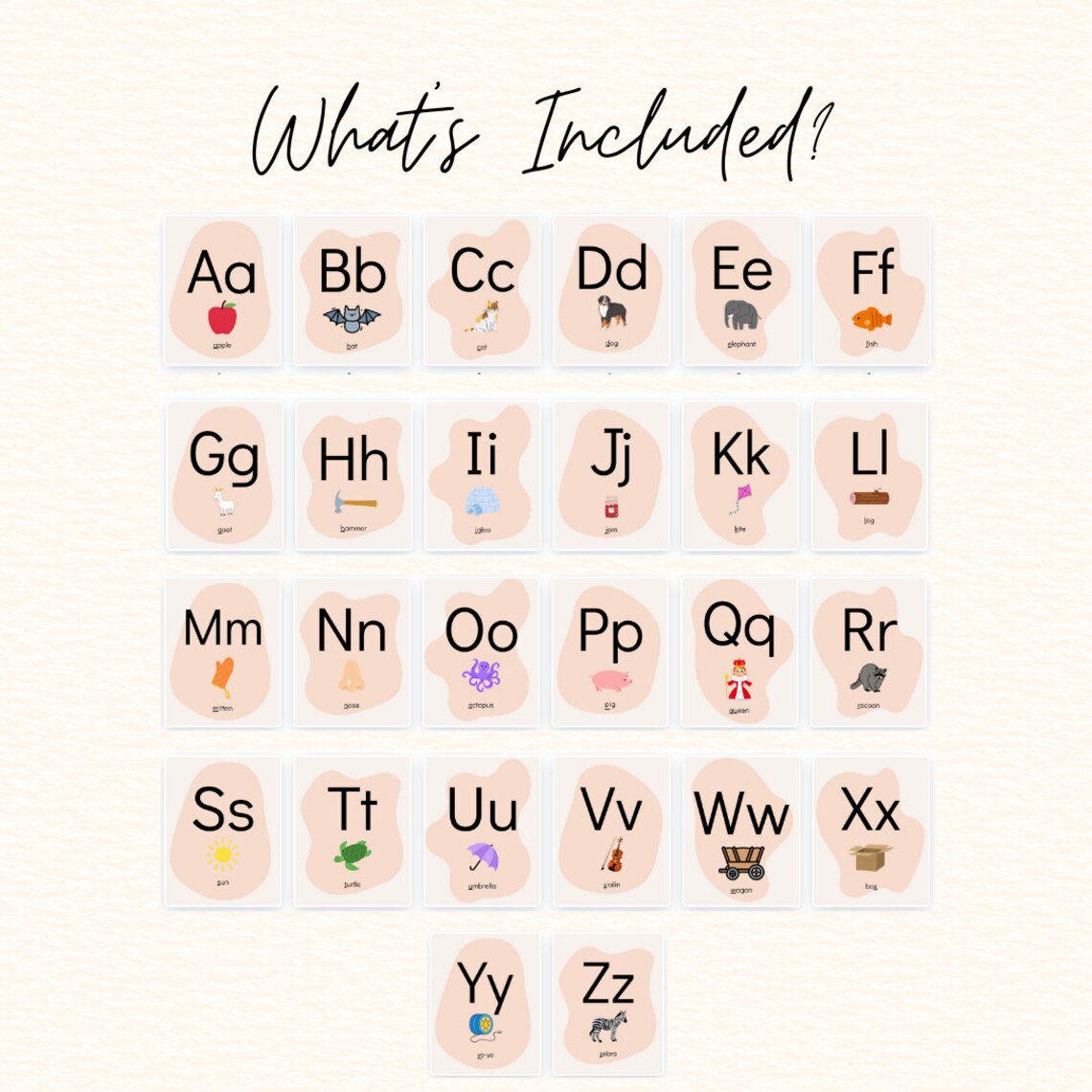 Neutral Phonics-based Classroom Alphabet Display - Etsy