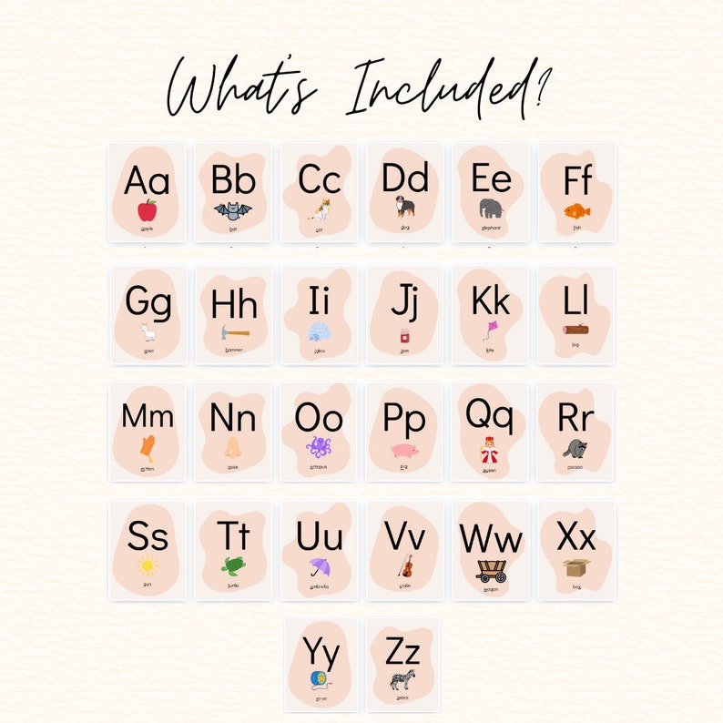 Neutral Phonics-based Classroom Alphabet Display - Etsy
