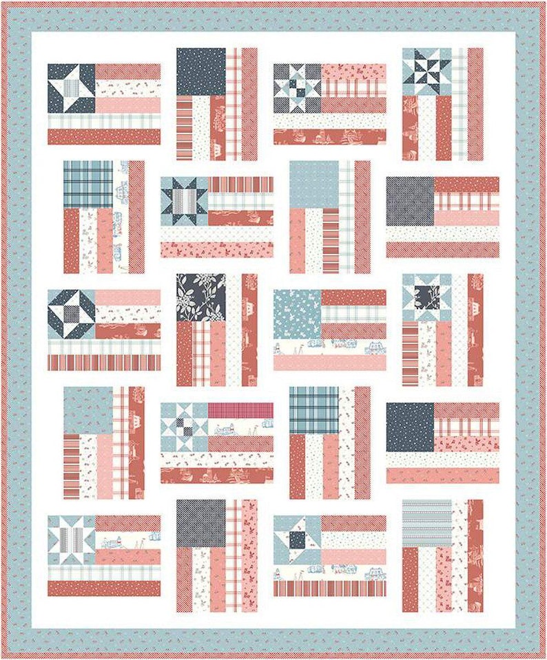 Fly the Flag Quilt Pattern by Amy Smart - Etsy