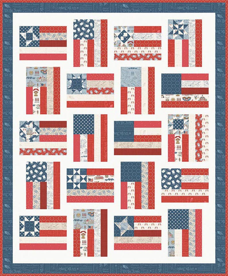 Fly the Flag Quilt Pattern by Amy Smart - Etsy