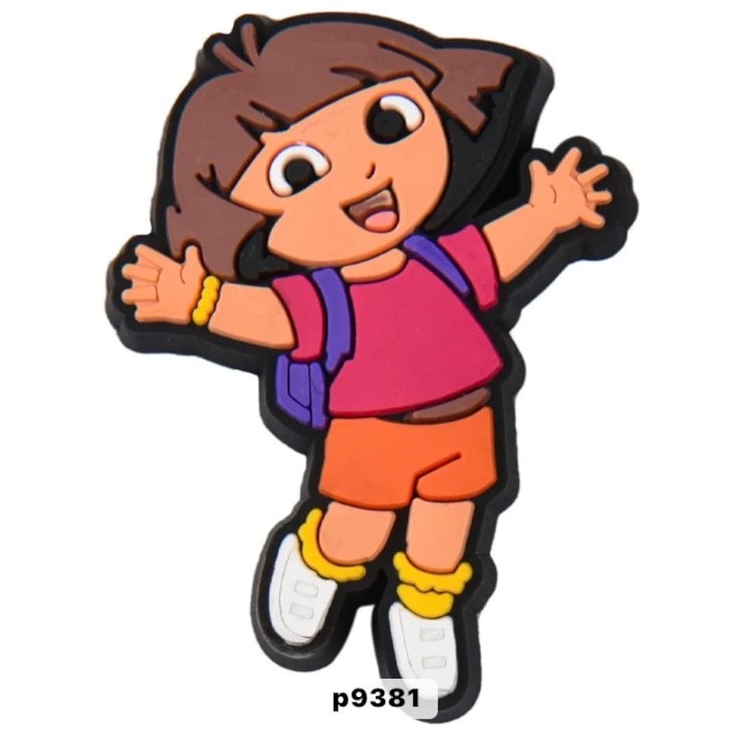 Dora the Explorer Clog Charms - Etsy