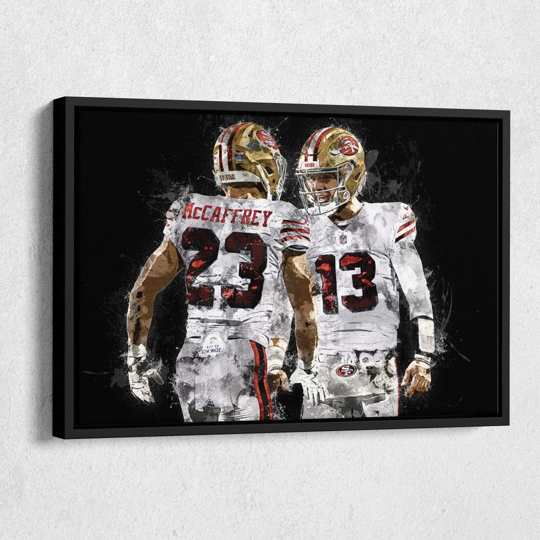 Christian Mccaffrey & Brock Purdy Canvas Print - San Francisco 49ers ...